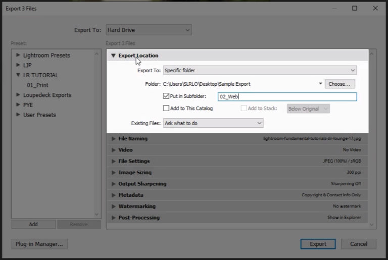 The Best Lightroom Export Settings for Instagram and Facebook